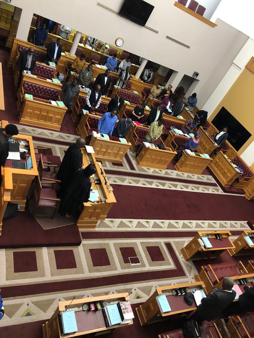Opposition members walk out of parliament – Eagle FM