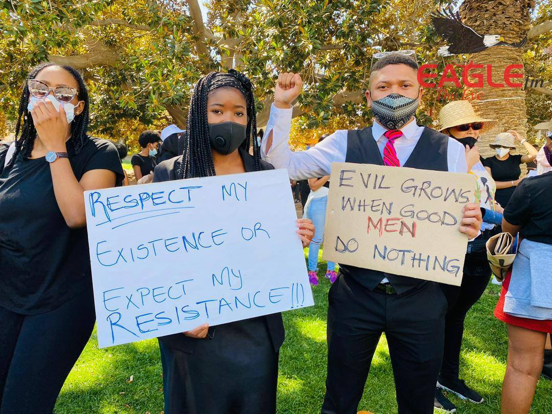 PROTESTS ON GBV IN NAMIBIA (08 OCTOBER 2020) PART 2 – Eagle FM