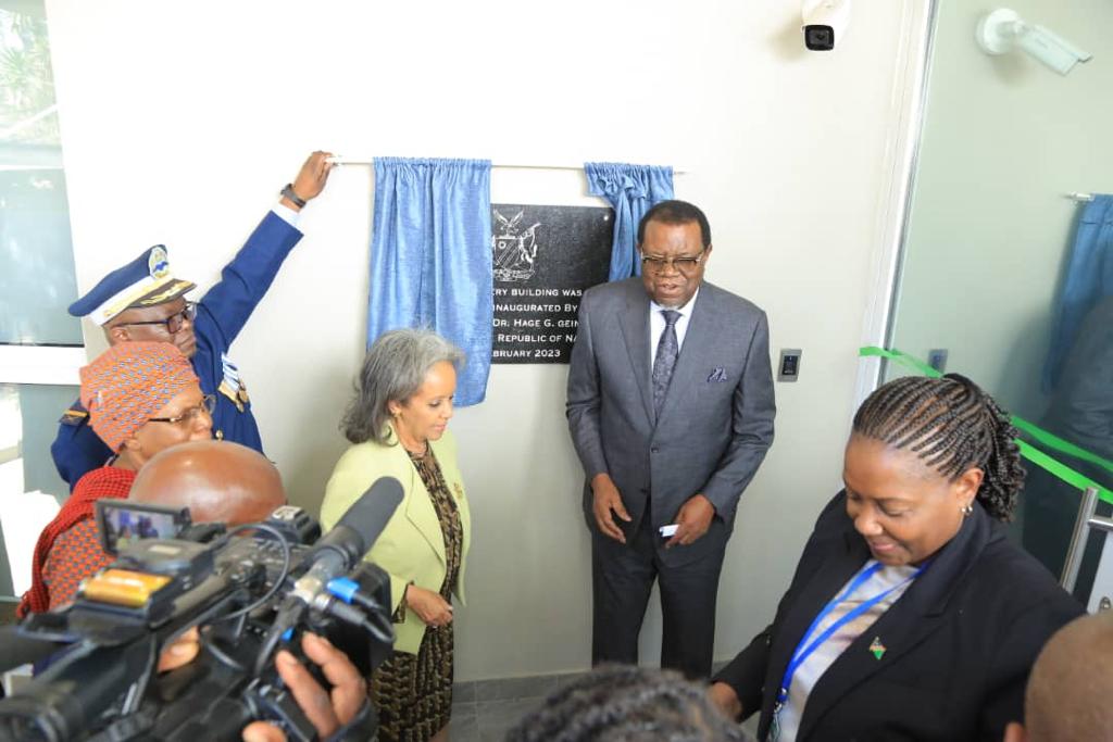 Geingob Inaugurates Namibia's Renovated Embassy In Ethiopia ...as the ...