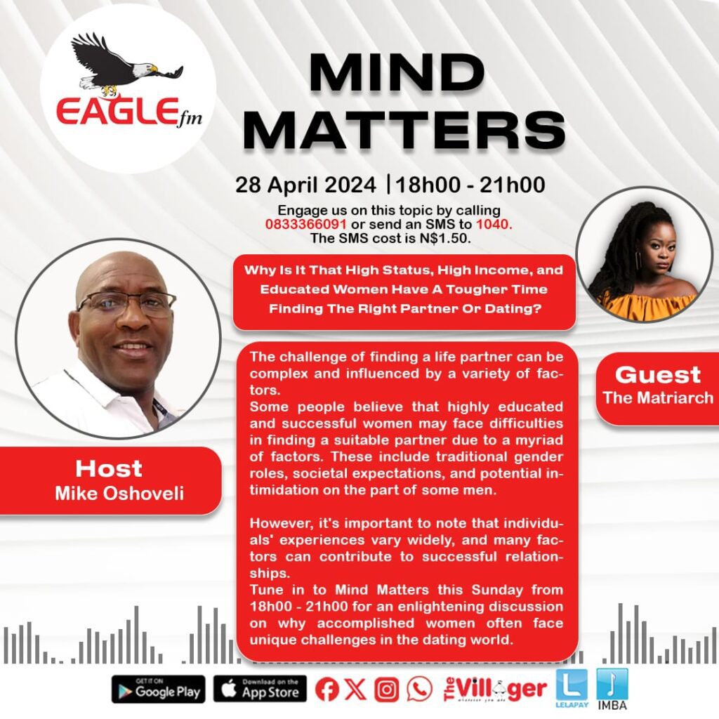 MIND MATTERS WITH MIKE OSHOVELI (28 APRIL 2024) – Eagle FM
