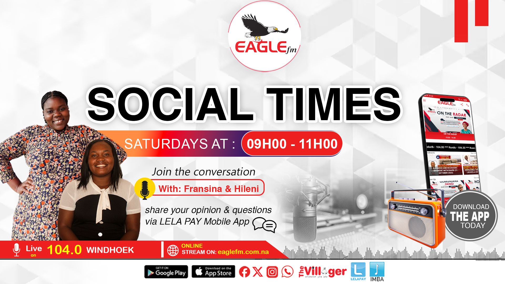 SOCIAL TIMES WITH FRANSINA (29 NOVEMBER 2025) – Eagle FM
