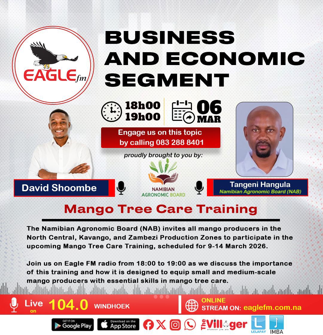 NAB ENGLISH INTERVIEW WITH DWIGHT (6 MARCH 2026) – Eagle FM
